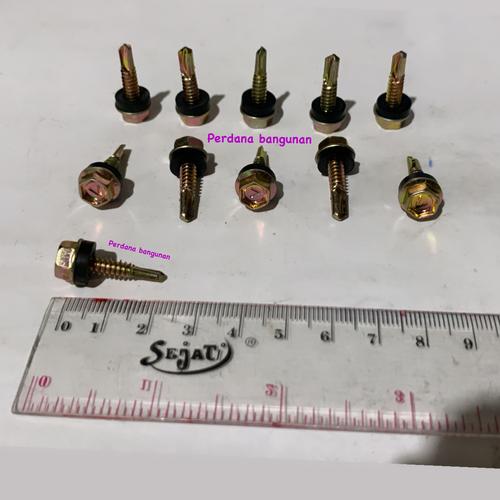 Jual BAUT ROFING RANGKA BAJA RINGAN 3/4 INCI ( 20 MM ) KEMASAN 10 PCS ...