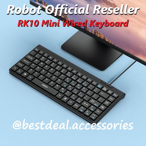 Jual Robot RK10 Mini USB Wired Keyboard Ultra Thin - Jakarta Pusat ...