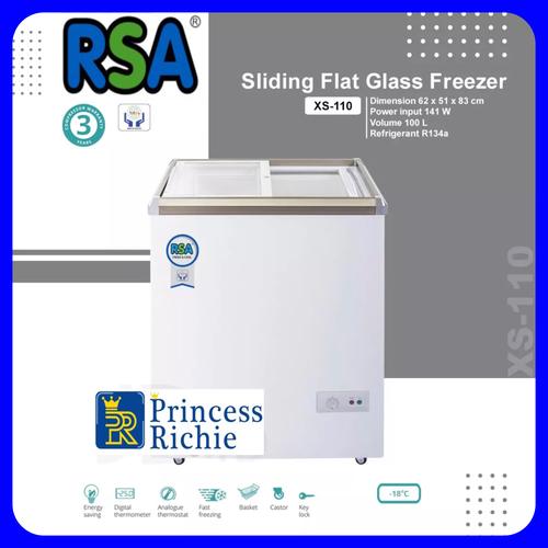 Jual chest freezer Kaca geser RSA XS 100 - Kota Tangerang - Princess ...