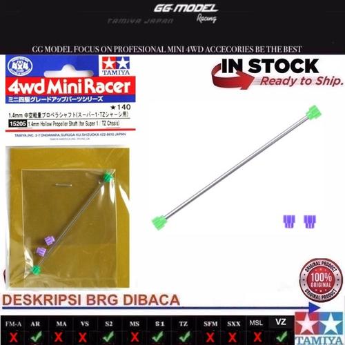 Jual TAMIYA 15205 1.4MM HOLLOW PROPELLER SHAFT - Jakarta Barat - TAMIYA ...