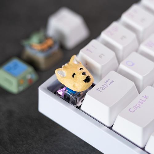 Jual Artisan Keycap Keycaps - Shiba Inu - for Mechanical Keyboard - Kab ...
