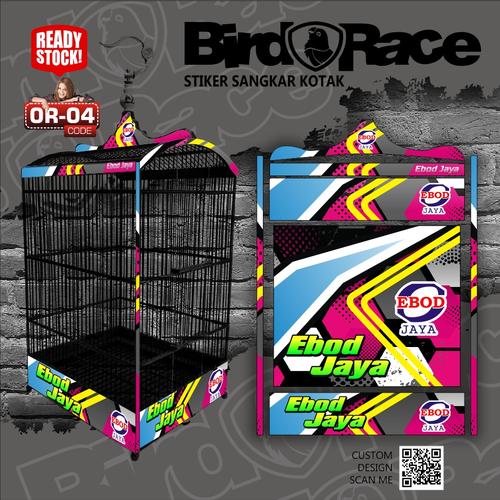 Jual Stiker SANGKAR KOTAK KK No1No2No3 StickerKandang Burung EBOD ORIQ 4 - Kab. Bandung ...