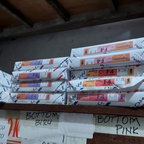 Jual Kertas NCR Rainbow Bottom Warna Uk Folio/f4 - Rim - Biru Muda ...