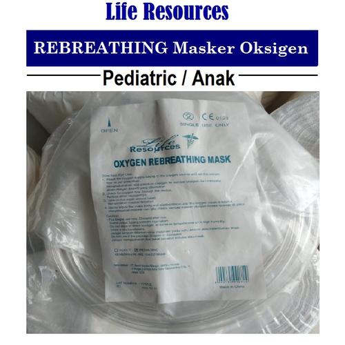 Jual Masker REBREATHING Oksigen Mask Oxygen O2 ANAK / PEDIATRIC ...