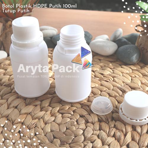 Jual BOTOL PLASTIK 100ML HDPE LABOR AGRO DETERJEN ALKOHOL DESINFEKTAN ...