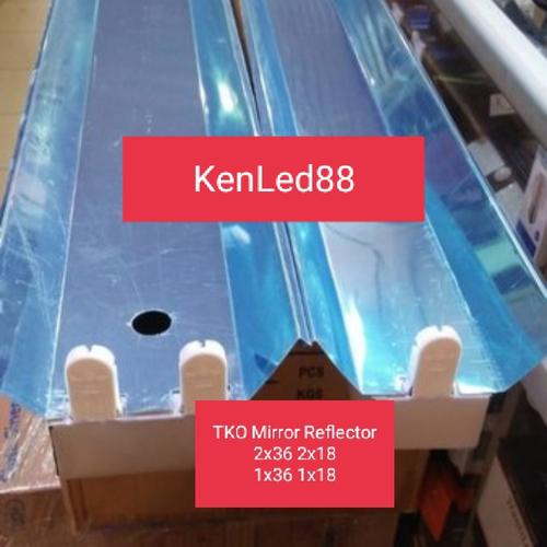 Jual Kap Lampu TKO MIRROR REFLECTOR 1x36/1x16w Housing TL Neon Led T8 ...