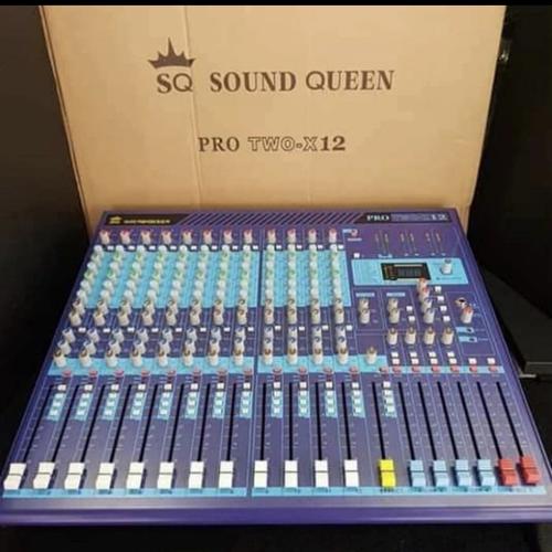 Jual Mixer Audio 12 Channel Soundqueen Pro Two X12 / Pro Two X 12 ...