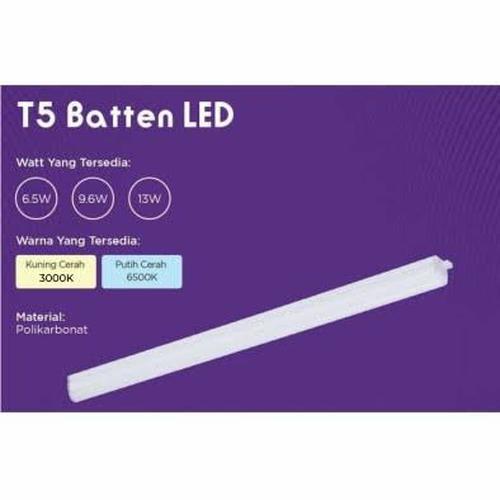 Jual Lampu T5 Led Batten 6.5 watt panjang 60cm ECOLINK - Putih - Kota ...