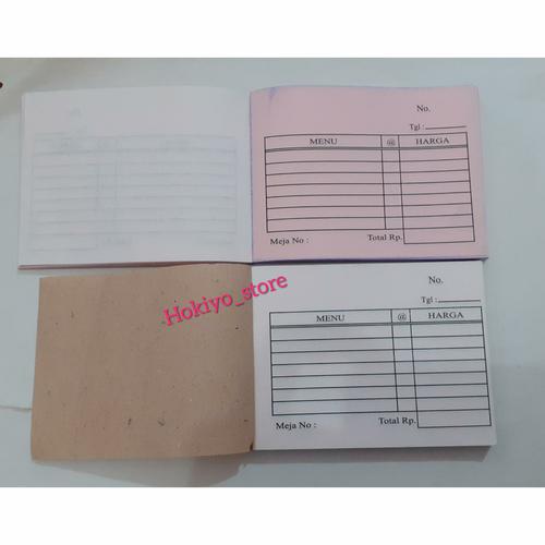 Jual Nota bon rumah makan - Kota Medan - Hokiyo_Store | Tokopedia