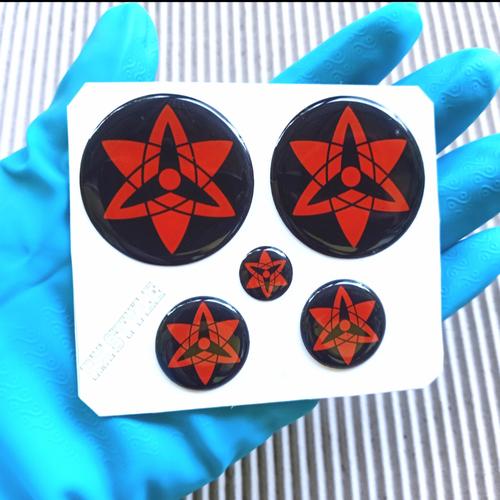 Jual Stiker emblem sharingan mangekyou stiker nmax aerox - 1,5cm - Kab ...
