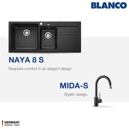 Promo Kitchen Sink Bak Cuci Piring Granit 2 Lubang Sayap BLANCO ...