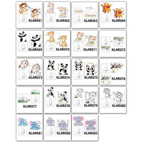 Jual STICKER SAKLAR COLORFUL ANIMAL CUTE STIKER COLOKAN LUCU ...