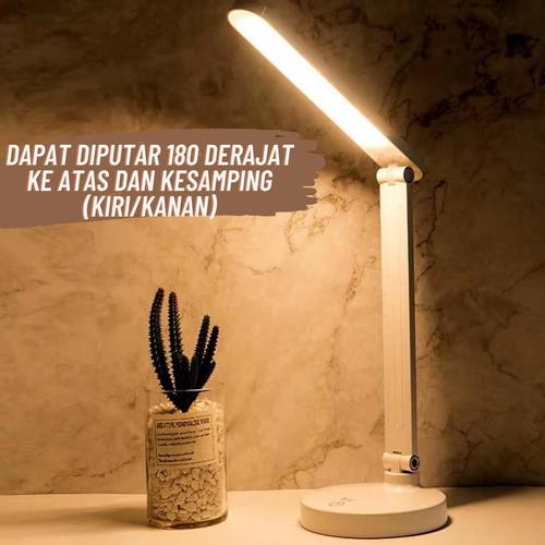 Jual LAMPU BELAJAR LED BERDIRI MODERN IMPOR 2 WARNA + 3 MODE PENERANGAN ...