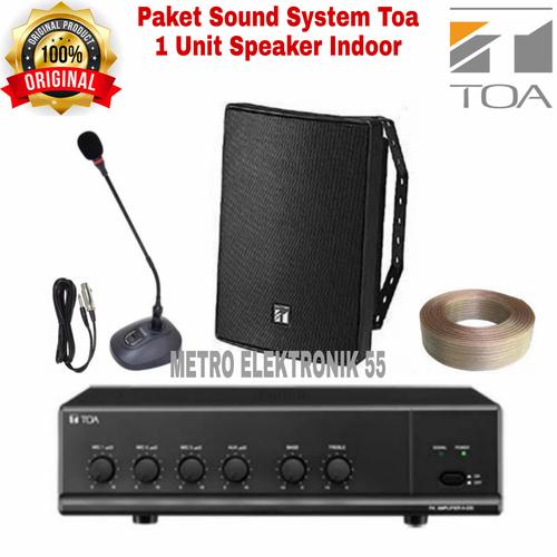 Jual Paket Sound System Toa Speaker ZS 1030 B + Amplifier Toa Original ...