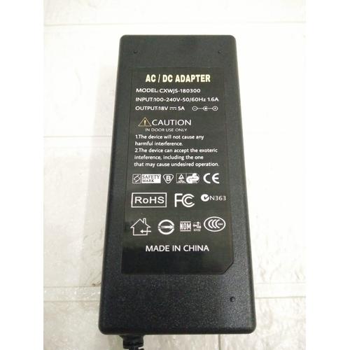 Jual AC/DC Charger Adapter 18V 5A - Kota Tangerang - PREMIUM RUMAH ...