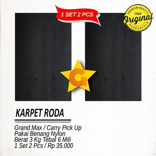 Jual Karpet Karet Alas Lumpur Roda Gran Max/Carry Pickup 6mm Ply 1set ...