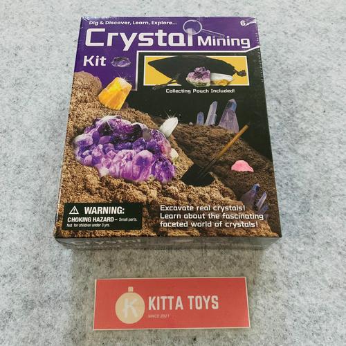 Jual Crystal Mining Kit Mainan Anak Edukatif Sensory Play Diy Play Art ...