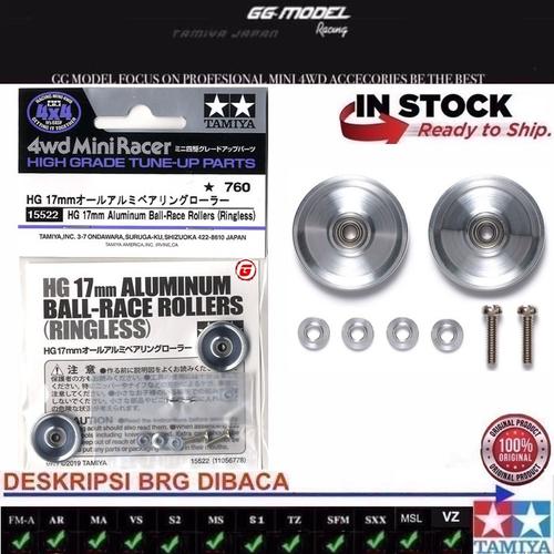 Jual TAMIYA 15522 HG ALUMINUM BALL RACE ROLLERS RINGLESS - Jakarta ...