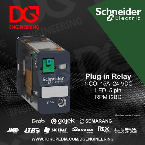 Jual Schneider Relay Power 5 Pin 15A 1CO Dengan Led RPM12BD 24VDC - Kota Semarang - DG ...