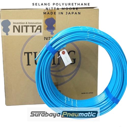 Jual NITTA MOORE - Selang Polyurethane U2-4-8x5 (8x5mm) - Japan - Selang PU - Biru - Kota ...