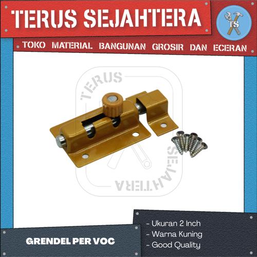 Jual GRENDEL / GERENDEL / SELOT / SLOT PINTU PER MERK VOC 2 INCH - Kab ...