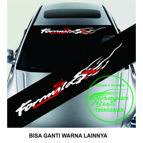 Jual STIKER KACA CUTTING FORMULA X universal semua mobil - PLUS ...