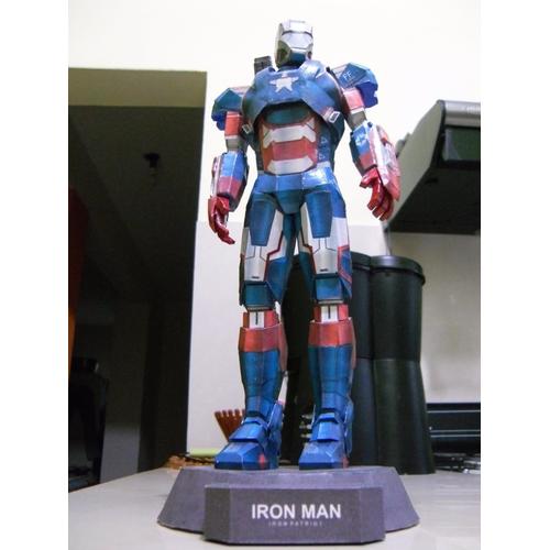 Jual DIY Papercraft Kertas Pola Action Figure Iron Patriot - Kota ...