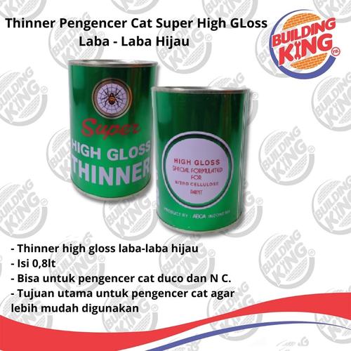 Jual Thinner Super Laba Hijau Kaleng Tiner Pengencer Cat Besi Duko ...