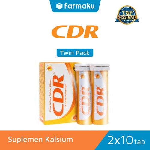 Promo CDR Sweet Orange Effervescent Isi 20 Tablet - Suplemen Kalsium - Jakarta Selatan - Farmaku ...
