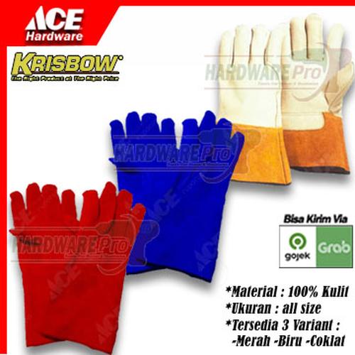 Jual Sarung Tangan Las Kulit Sarung Tangan Safety Krisbow Original Ace ...