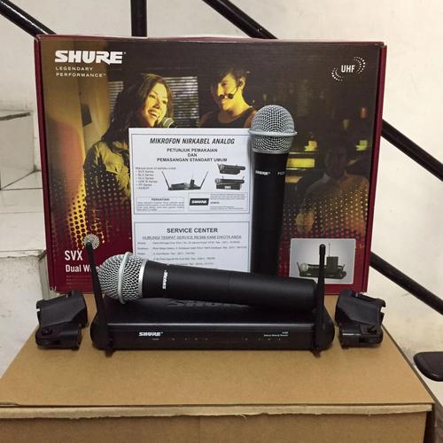 Jual Shure SVX 288/PG28 SVX288 PG28 DUAL VOCAL WIRELESS SYSTEM ...