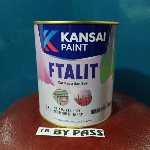Jual Cat FTALIT Super White KF-731 (115-731) putih high gloss kemasan 1 ...