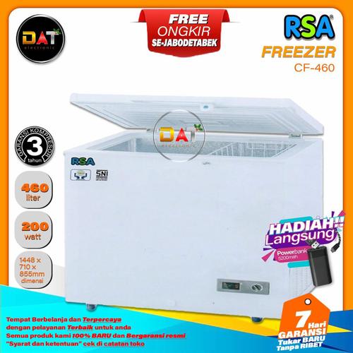 Jual Chest Freezer RSA CF-460 Freezer box daging garansi resmi - Kota ...