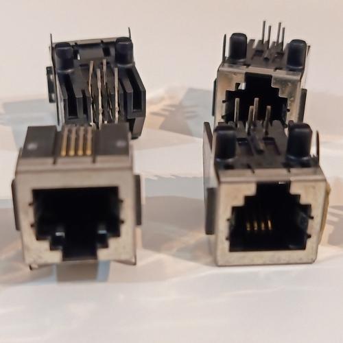 Jual Konektor RJ 11 AMP / Jack Telephone Rj11 shielded / Konektor ...