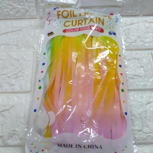 Jual TIRAI rumbai warna macaron pesta backdrop balon ulang tahun ...