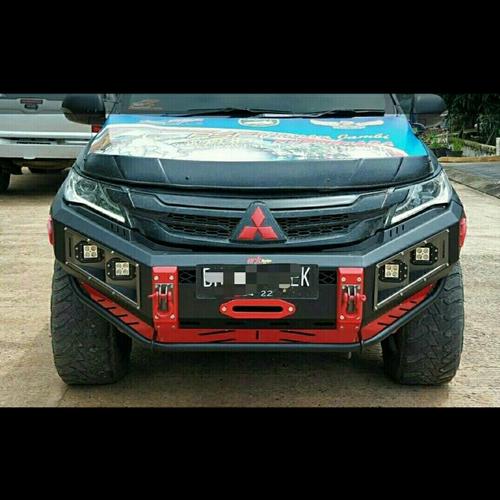 Jual Bullbar Bumper Bemper Depan All New Pajero Model PREDATOR ...