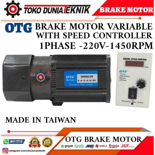 Jual 5IK90RGU-CFM 1PHASE OTG VARIABLE SPEED CONTROLLER W/ BRAKE MOTOR ...
