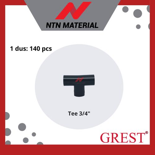 Jual TEE/T POLOS AW GREST 3/4" inch Fitting Pipa PVC (DUS) - Kab ...