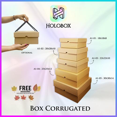 Jual Kotak kue 3 lapis - Box Roti / Bolu - Box Cake - Packaging 5 ...