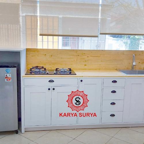Jual kitchen set murah top table jati belanda - Kab. Tangerang ...
