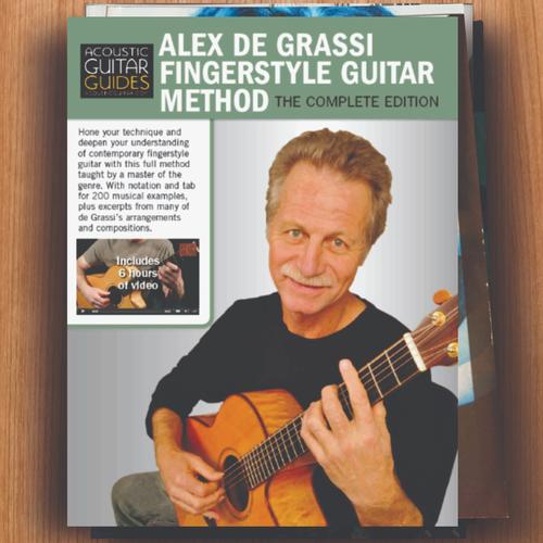 Jual Buku Tablature Gitar Alex De Grassi Fingerstyle Guitar Method ...