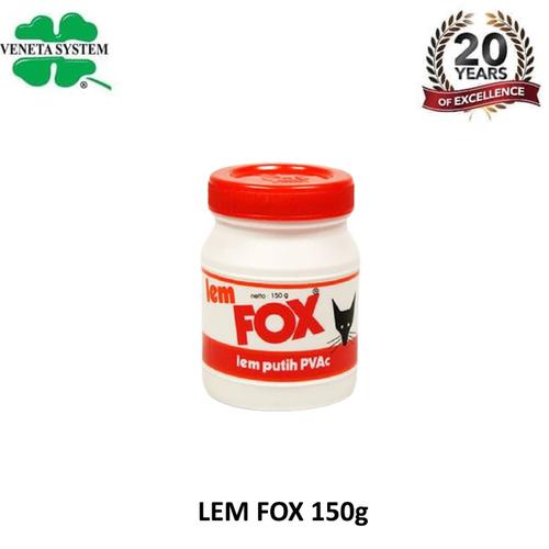 Jual Lem Fox Putih PVAc 150 gr - Bisa untuk Kayu dan Kertas / Slime ...