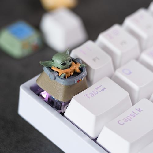 Jual Artisan Keycap Keycaps - Baby Yoda Star Wars - for Mechanical ...