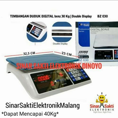 Jual Timbangan Digital Buah / Laundry / Sayur / Daging 30 kg / Duduk ...