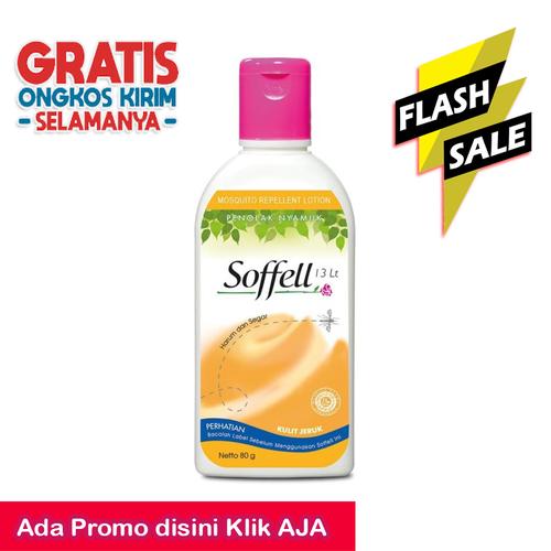 Jual ORIGINAL Soffell Lotion Anti Nyamuk 80 ml Soffel Sofel jeruk ...