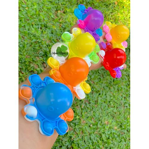 Jual Mainan Fidget Push pop it rainbow stres relief promo popit anak ...
