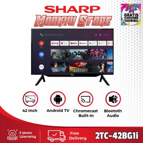Jual SHARP AQUOS Android Smart TV 42" Inch 2T-C42BG1i | 2TC42BG1i ...