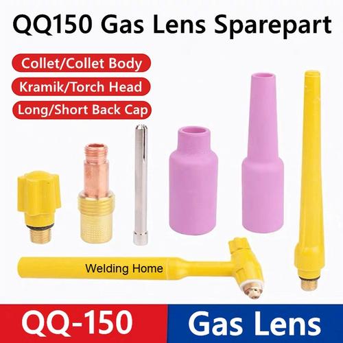 Jual QQ150 Gas Lens Tig Argon Las Torch Keramik Collet Body Ceramic QQ 150 - Short Back 5pc ...