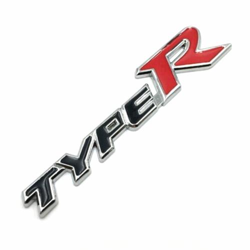 Jual Stiker Emblem Mobil TYPE R Bahan METAL - Hitam - Jakarta Timur ...