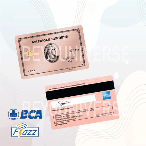 Jual Kartu FLAZZ BCA Gen 2 / E-money Mandiri - AMERICAN EXPRESS ROSE ...
